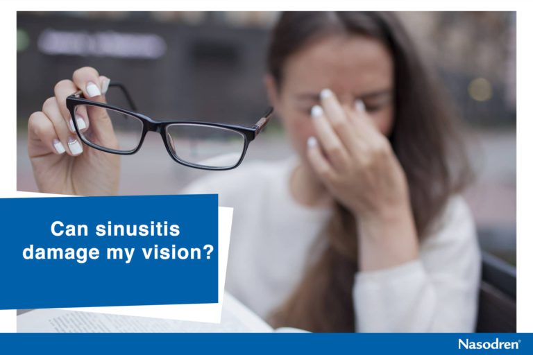 Can sinusitis affect eyesight? | Nasodren