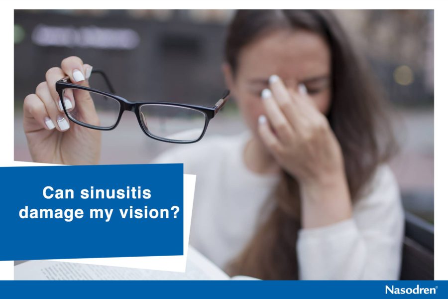 Can sinusitis affect eyesight? | Nasodren