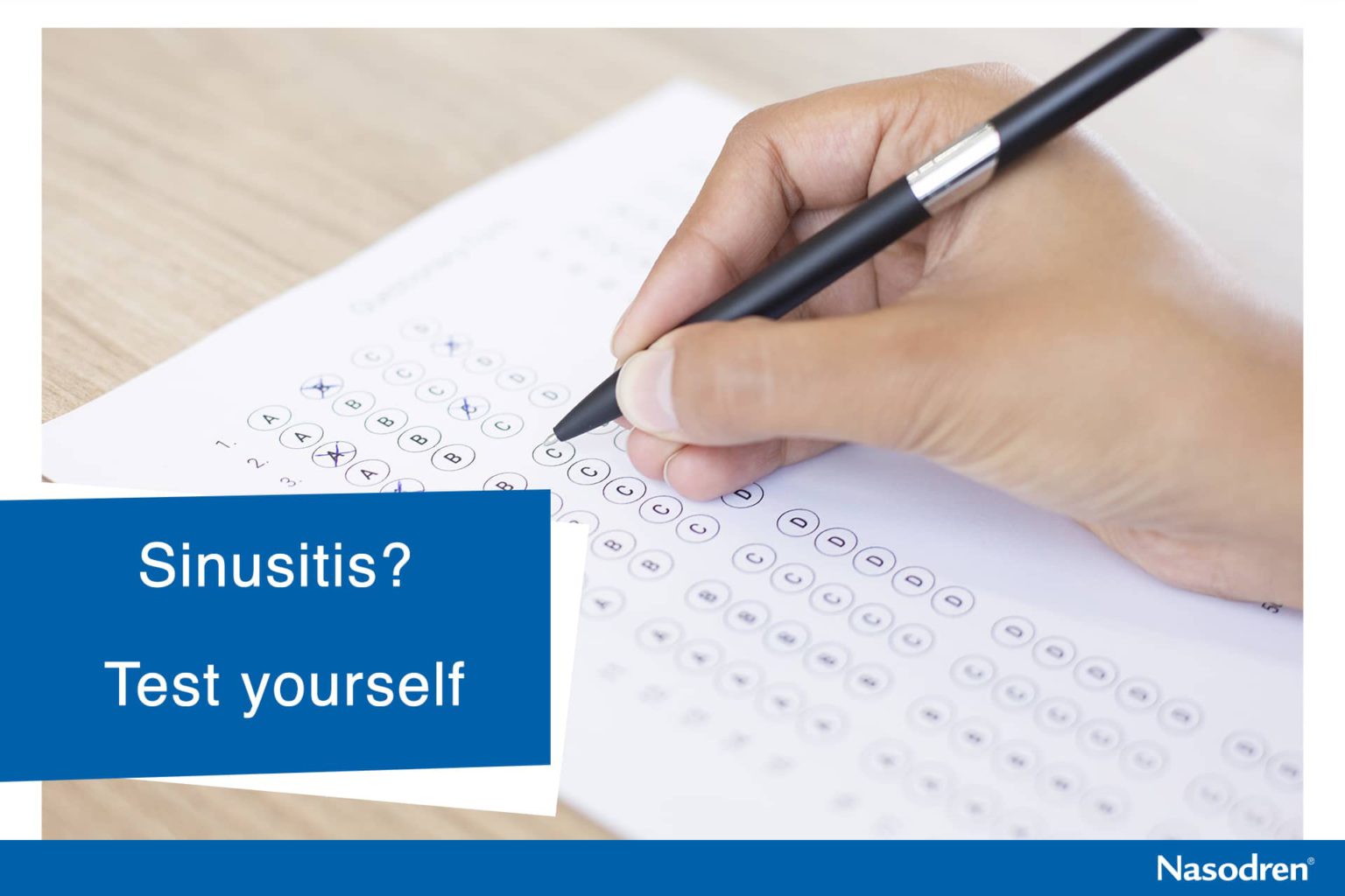 Sinusitis? Test yourself! | Nasodren